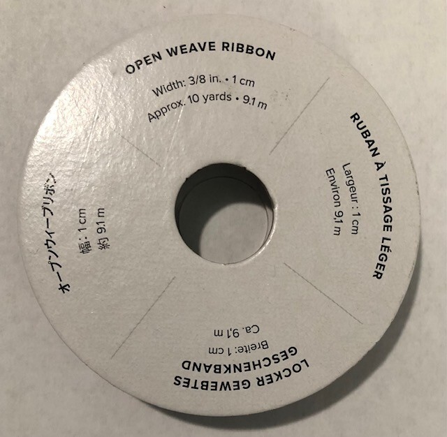 Stampin Up Open Weave Ribbon 3/8" in Pale Papaya or Polished Pink. You ...