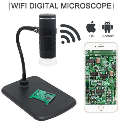1000X HD Digital Wireless Microscope Mobile Phone Microscope for Skin ...