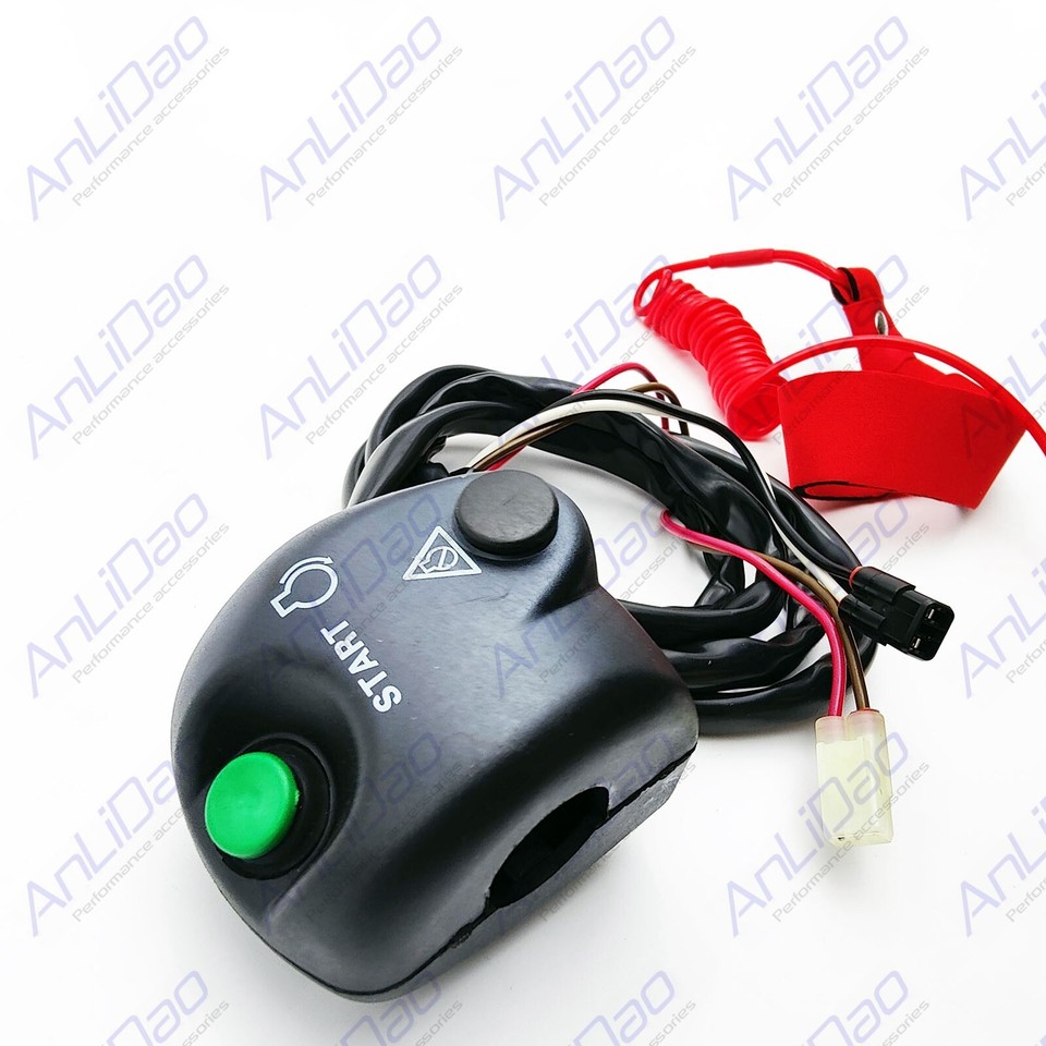 Handlebar Start Stop Kill Switch Box & Lanyard Yamaha WaveRunner ...