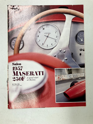 M033 Maserati Article Salon 1957 Maserati 250F 6 pages Mar 1984 | eBay