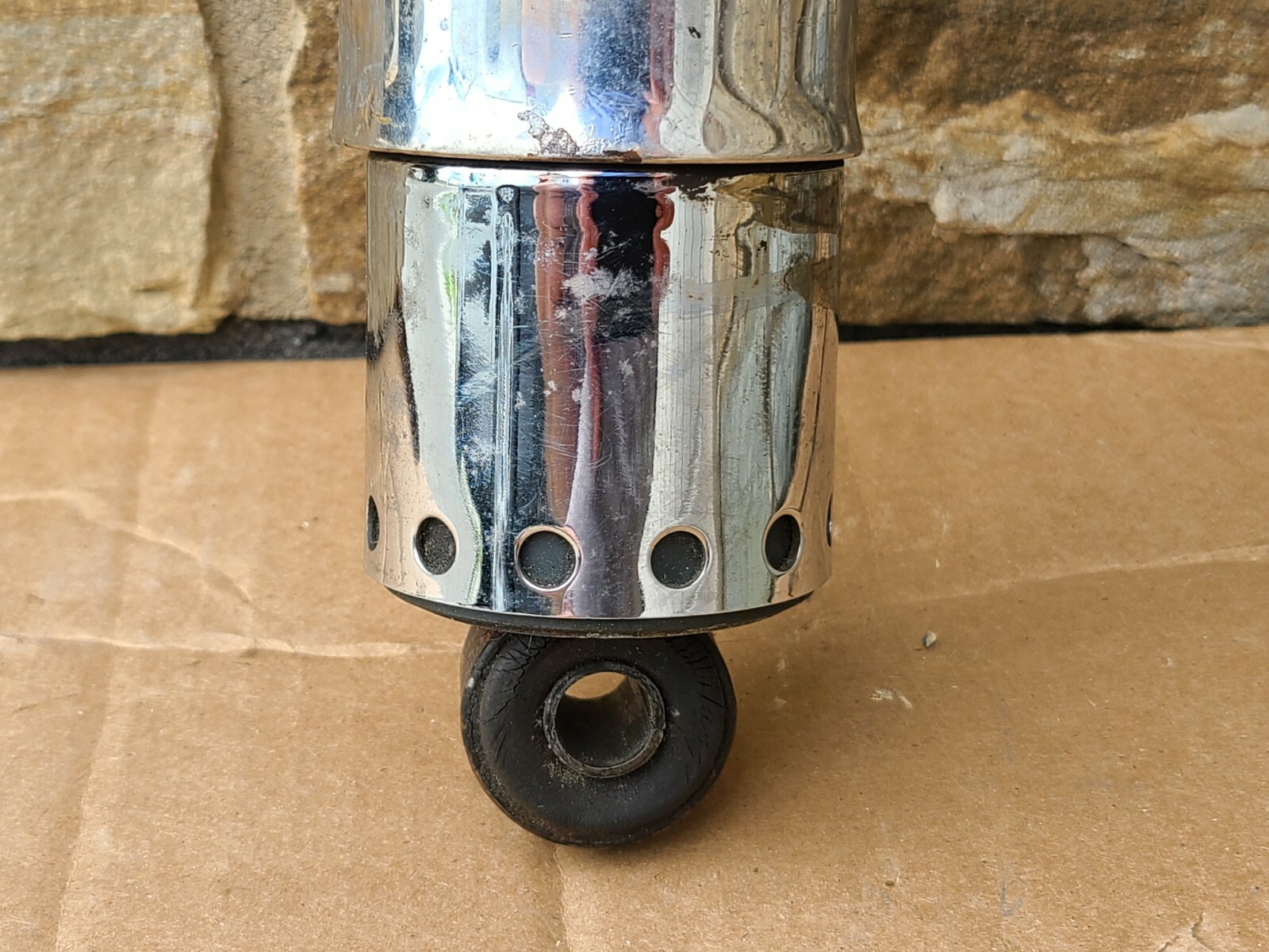 Harley Panhead Shovelhead Chopper Rear Shock | eBay