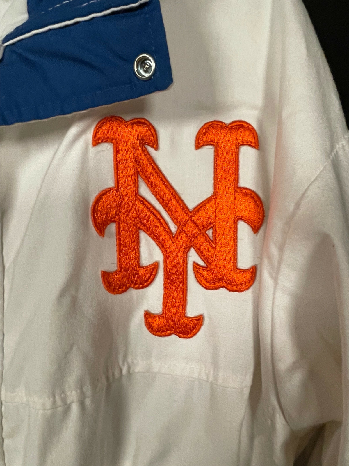 Vintage Rare New York Mets Windbreaker Jacket Swingster Topps Stadium ...