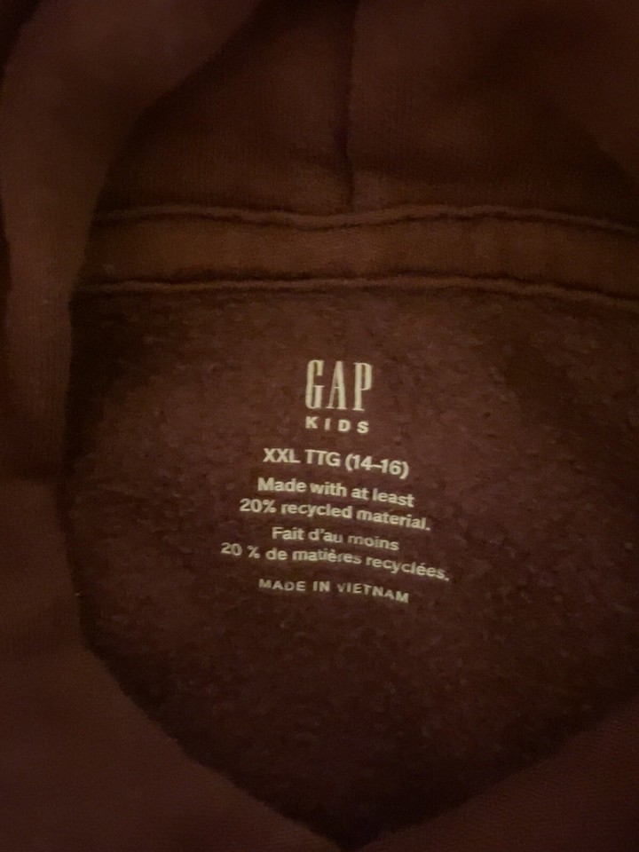 Gap Kids Sweatshirt Maroon Size XXL But Fits Smaller TTG (14-18) | eBay