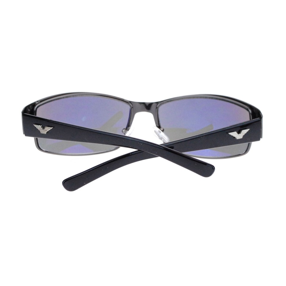 Mens Metal Designer Fashion Narrow Rectangular Luxury Secret Agent ...