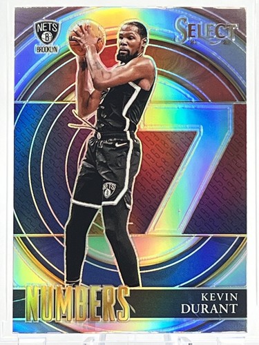 KEVIN DURANT SELECT BASKETBALL NUMBERS #18 2022 NBA BROOKLYN NETS ...