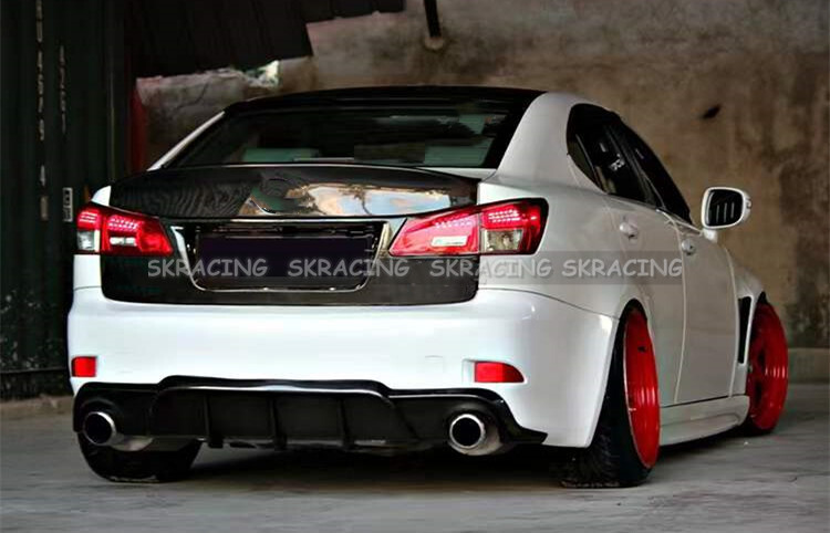 For LEXUS IS250 IS350 ISF 06-13 08 Wald REAL Carbon Fiber HighKick ...