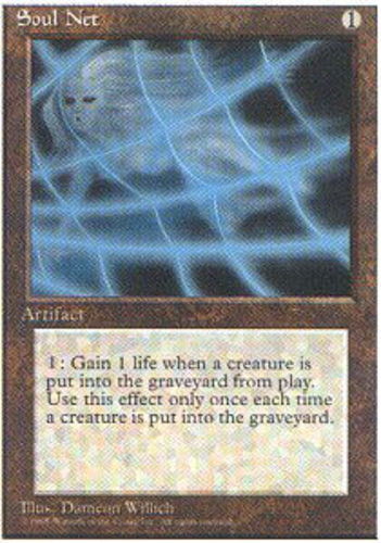 Heavy Play, English MTG Regular Soul Net 4th Edition Magic the ...