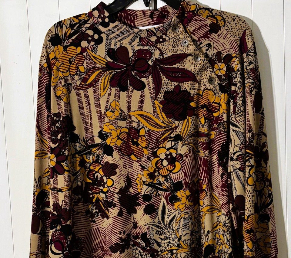 GORGEOUS Susan Graver "Floral Design" Top- Size 2X NEW | eBay