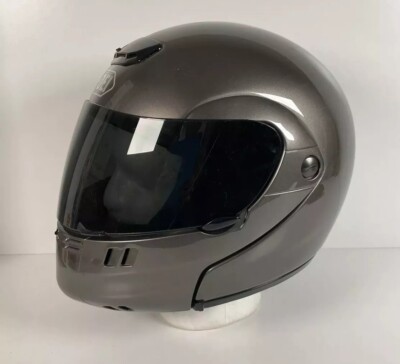 Shoei Syncrotec Motorcycle Helmet Small 55-56 Full Face Dark Grey | eBay