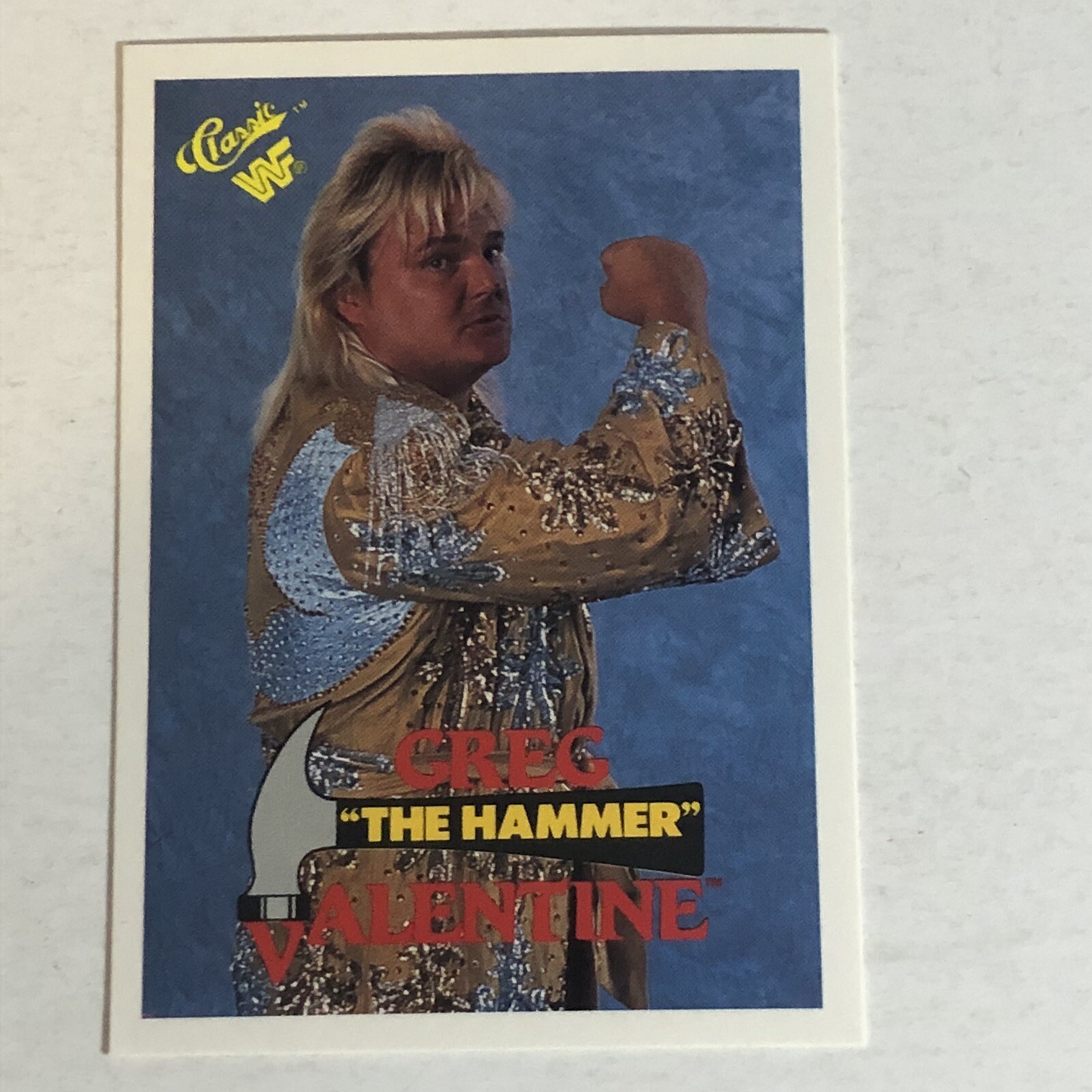 Greg Valentine Classic WWF Trading Card World Wrestling Federation 1991 ...