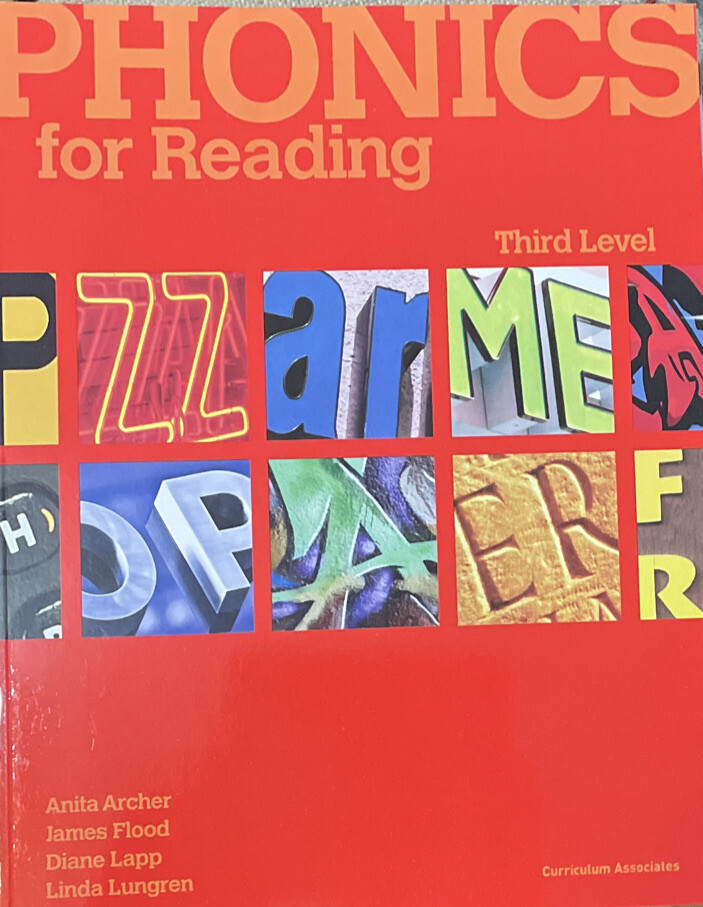 Phonics for Reading Third Level Student Book Curriculum Associates, Inc ...