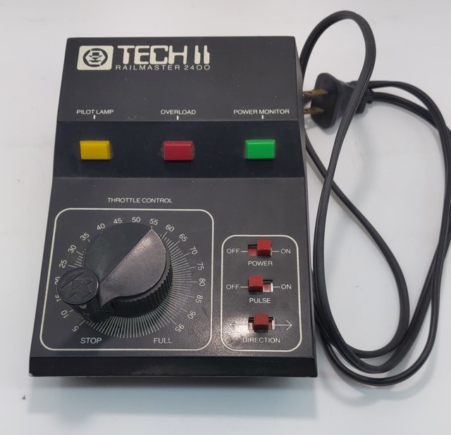 MRC Tech II Railmaster 2400 Model Train Transformer Controller Af110 ...