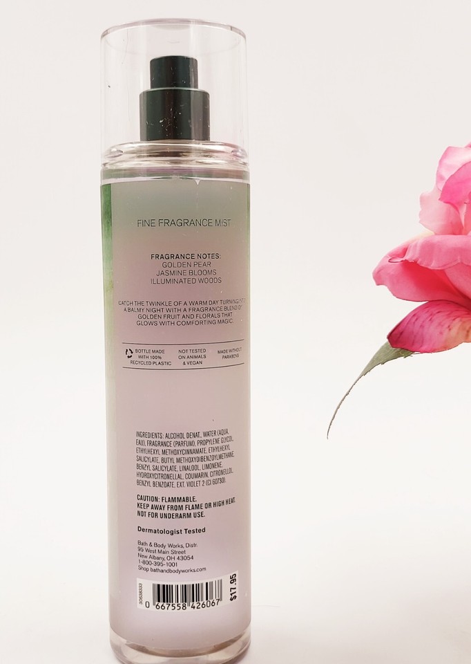 Bath and Body Works CHASING FIREFLIES Fine Fragrance Mist Spray 8 OZ ...