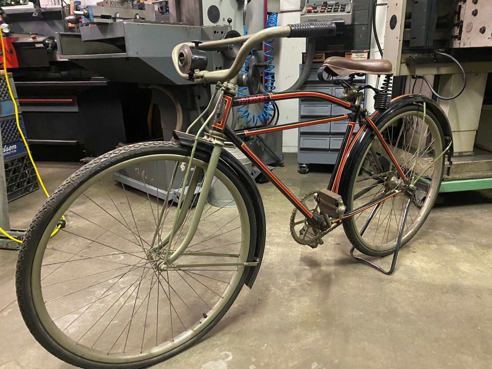 1920s PIERCE ARROW PREWAR VINTAGE BICYCLE ANTIQUE SCHWINN ELGIN ART ...