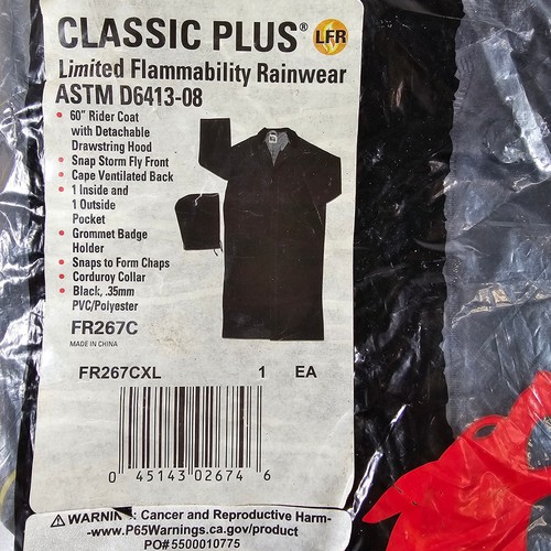MCR Safety Classic Plus Limited Flammability Rainwear ASTM D6413-08 | eBay