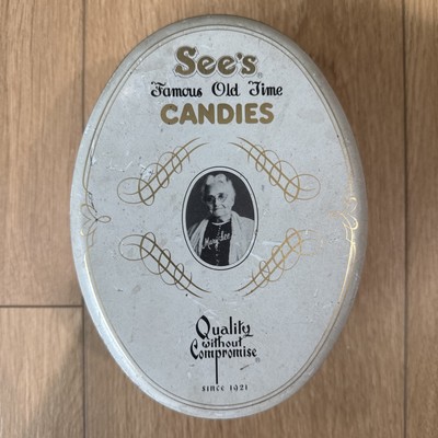 Vintage See’s Candy Tin “Quality Without Compromise” | eBay