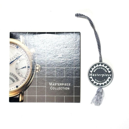 Maurice Lacroix Masterpiece CD & Tag Set Gray Used Collectible | eBay