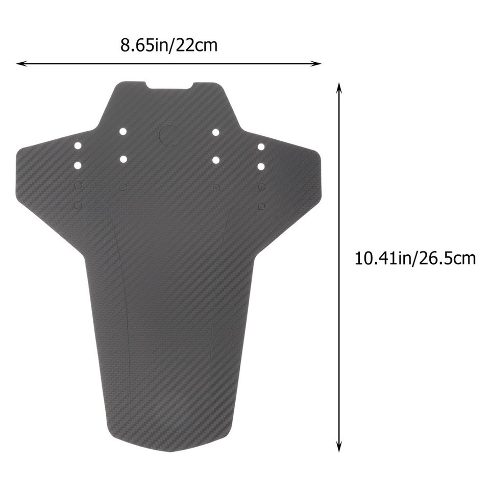 2 Pcs Splash Proof Carbon Fiber Bike Mud Guard Mudguard For Mountain ...