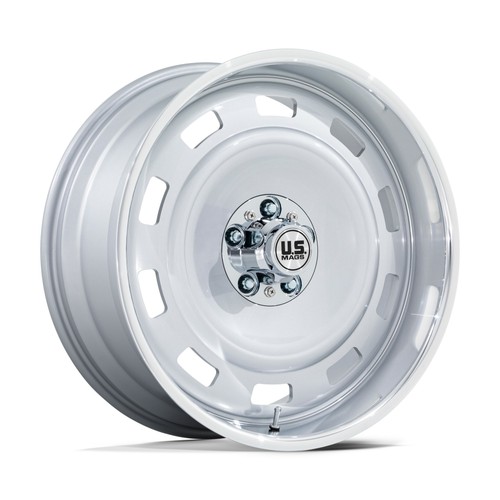 20" US Mag 1PC UC143 Scottsdale Silver Diamond Cut Lip 20x8.5 Wheel 5x5 ...