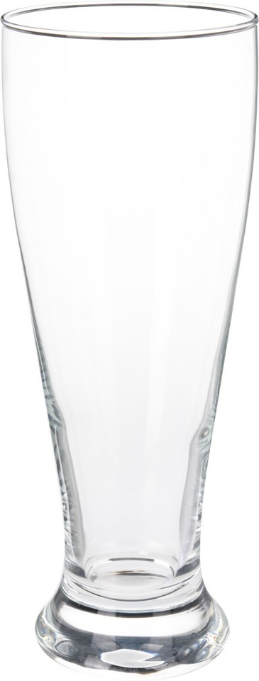 2 Large Beer Pint Glasses Tall Larger Pilsner Pub Drinking Water Glass ...