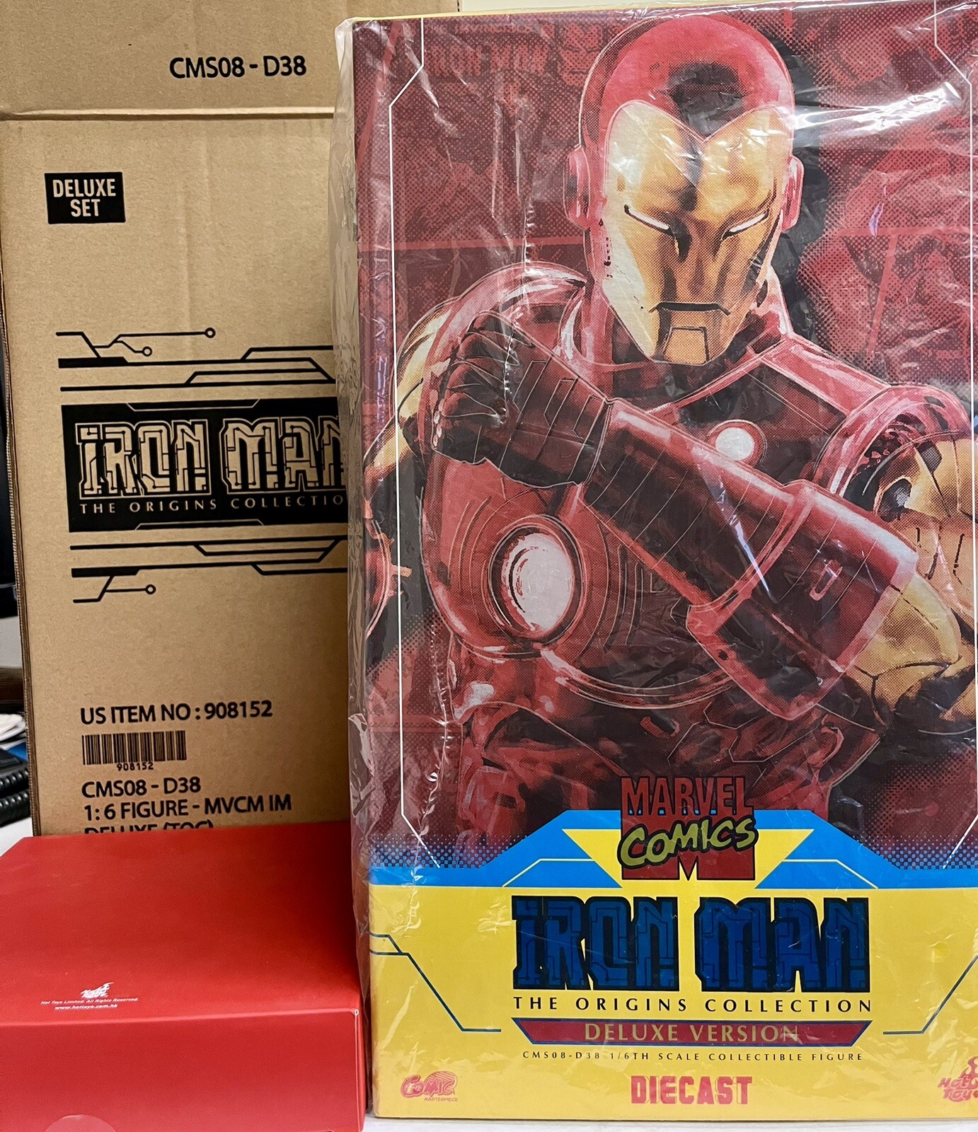 Hot Toys Marvel Origins DELUXE Iron Man CMS08 - D38 1/6th Scale AF ...