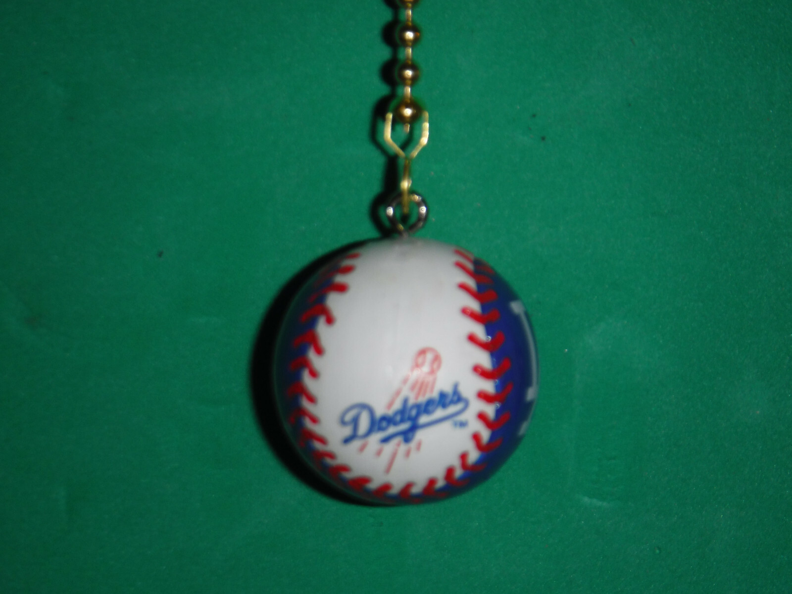 Los Angeles Dodgers Ceiling Fan Pull Chain Set Baseball & Bat Gold ...