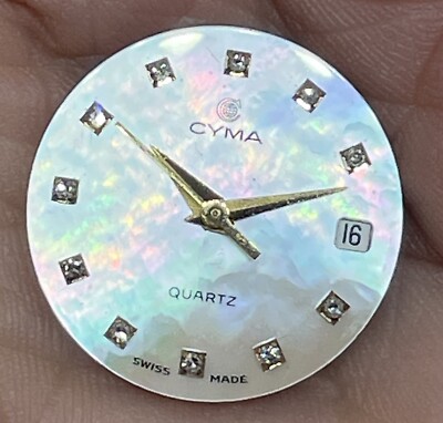 CYMA QUARTZ MOVEMENT Swiss Does Not Run | eBay