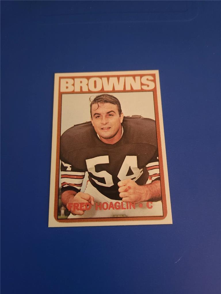 1972 TOPPS #19 FRED HOAGLIN ROOKIE CLEVELAND BROWNS | eBay