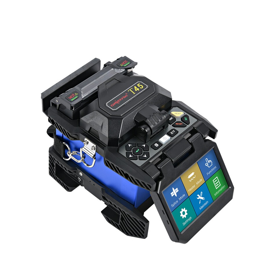 Orientek T45 Fiber Fusion Splicer Fusion Splicing Machine Fiber Optic ...