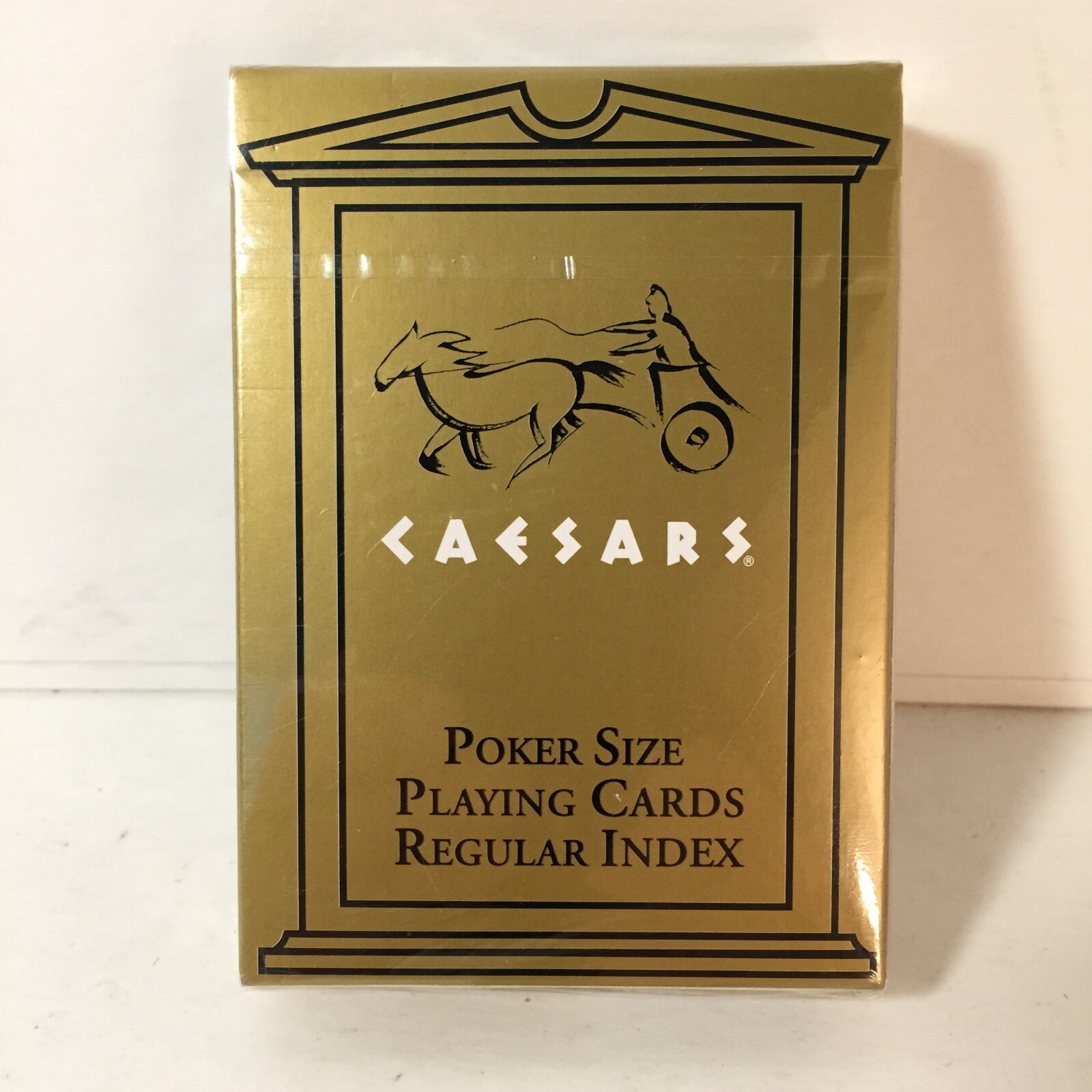 NEW SEALED Caesars Casino Poker Size Linen Finish Quality Playing Cards ...