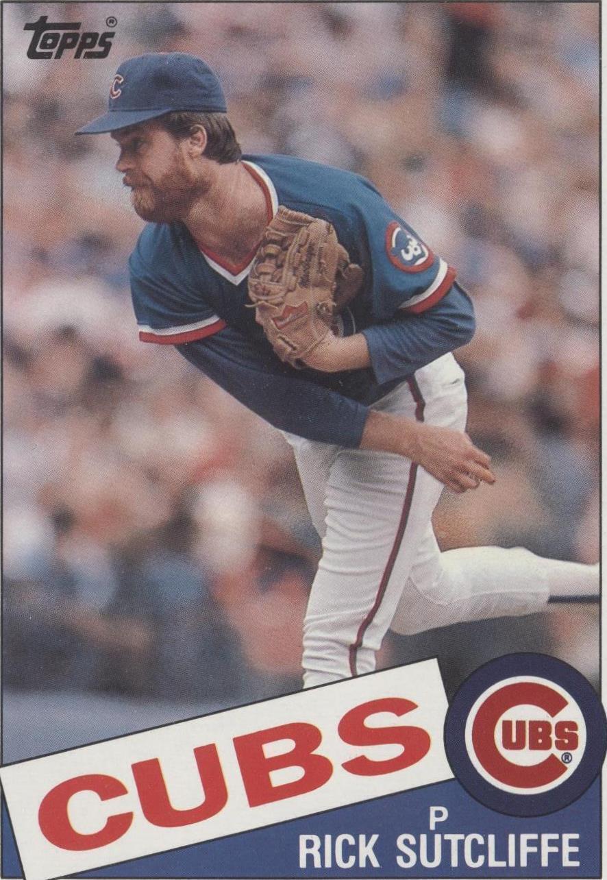 1985 Topps Super - Rick Sutcliffe #3 for sale online | eBay