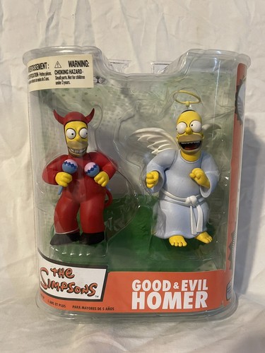 The Simpsons; Good & Evil Homer; McFarlane Toys 2007; Unopened, Mint ...