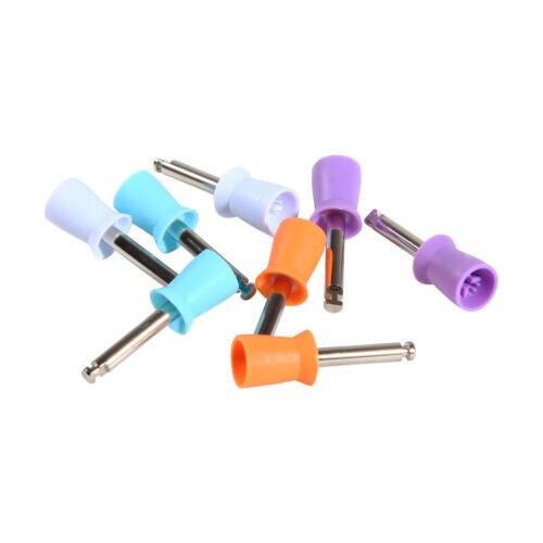 100pcs Dental Polishing Polish Cups Prophy Cup Latch Type Brush Rubber ...
