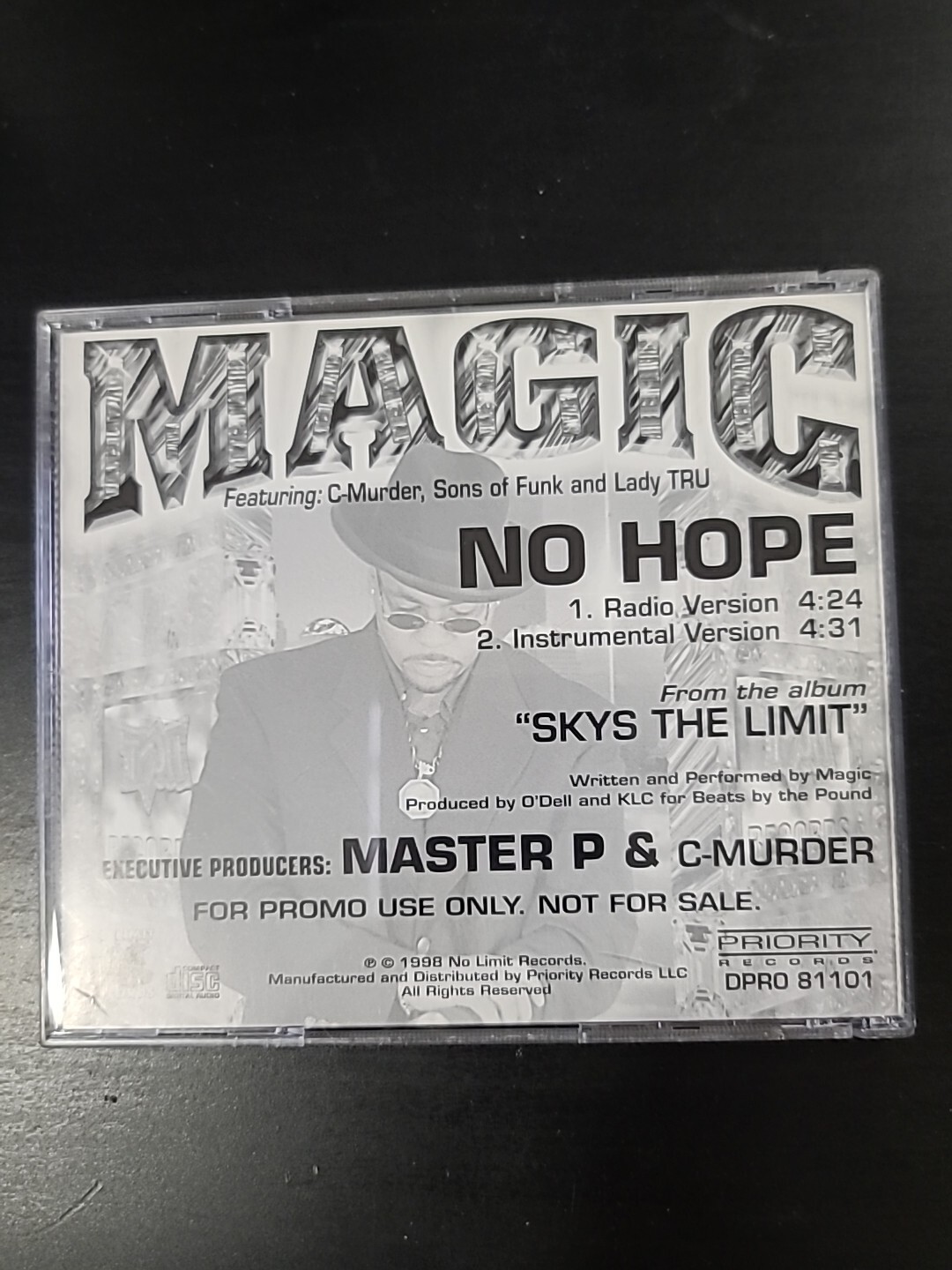 RARE NEW Magic C-Murder Son Of Funk Lady TRU No Hope Promo CD UNPLAYED ...