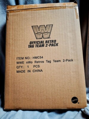 Mattel: WWE Official Retro Tag Team 2-PACK NWO + HOGAN + HALL + NASH ...
