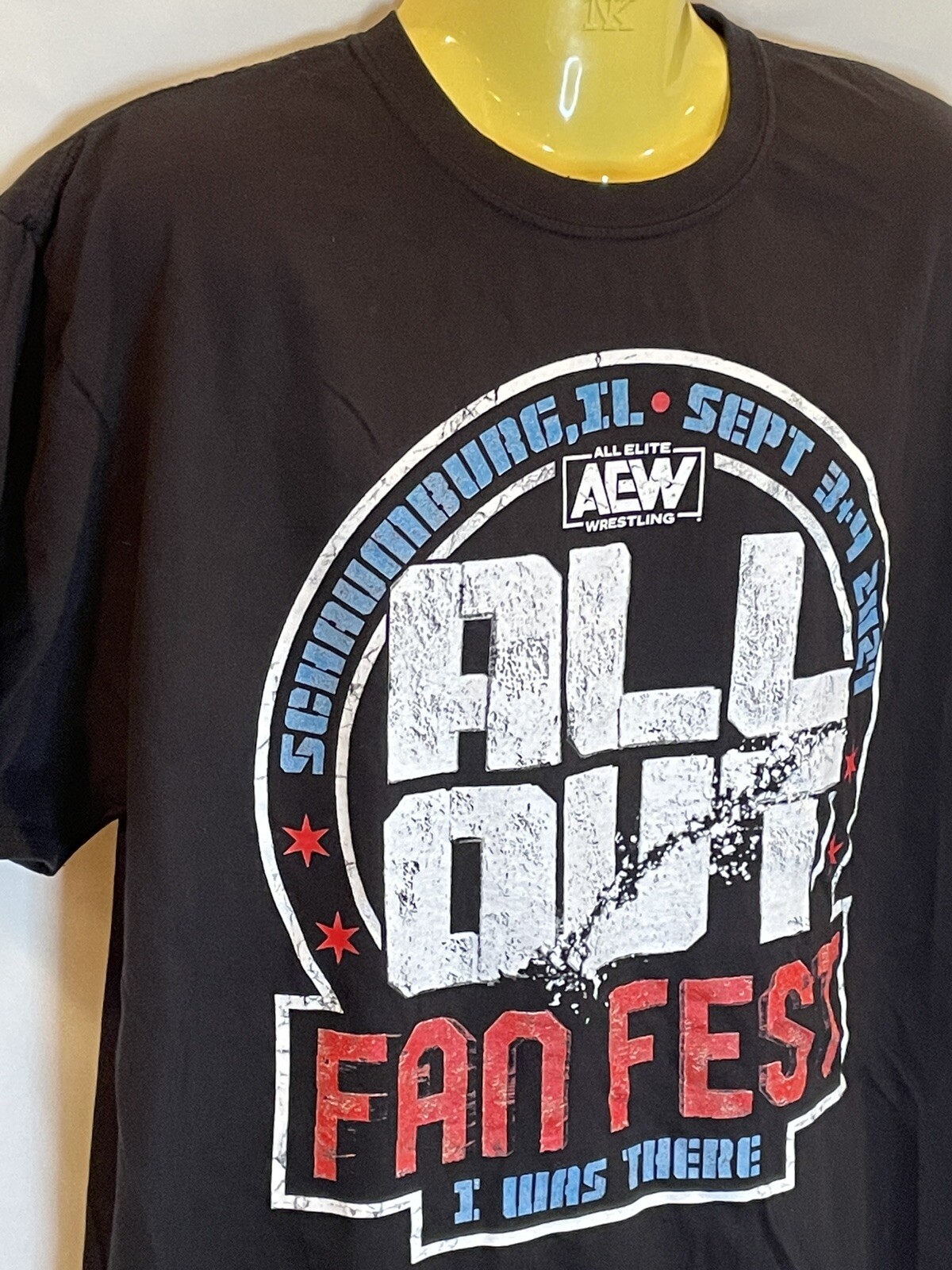 AEW All Elite Wrestling 2021 Fan Fest All Out T Shirt… - Gem