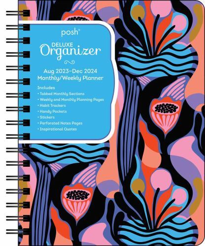 Posh: Deluxe Organizer 17-Month 2023-2024 Monthly/Weekly Hardcover ...