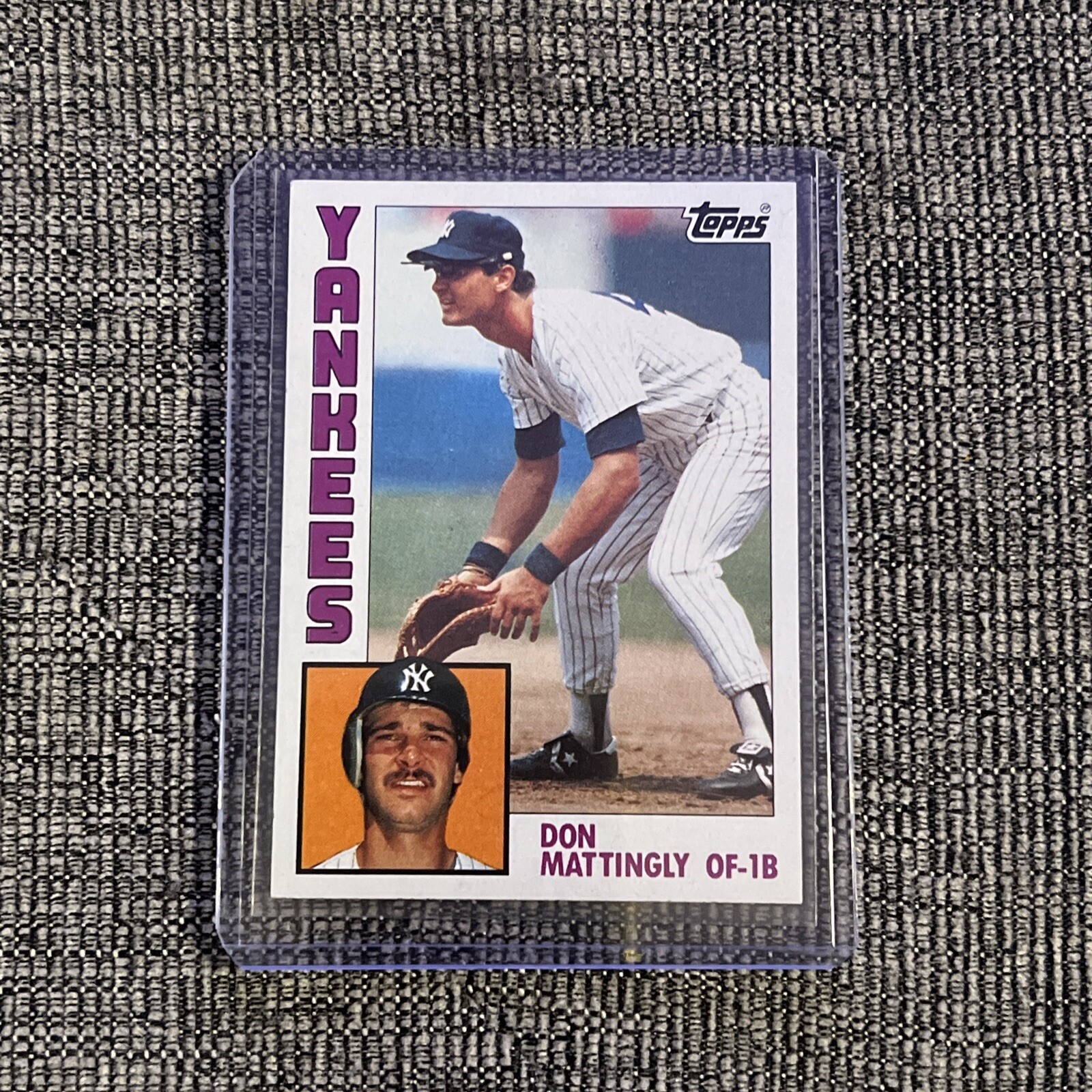 Don Mattingly Rookie 1984 Topps Set Baseball Card #8 RC New York ...