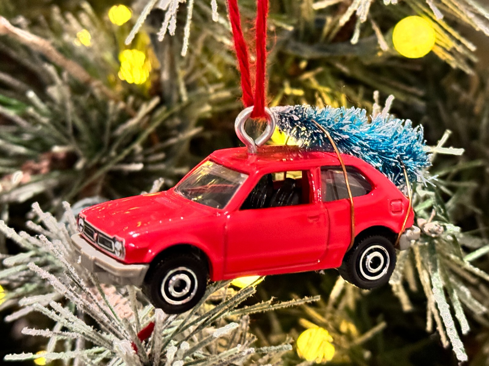 MATCHBOX 1976 HONDA CVCC CIVIC CHRISTMAS ORNAMENT GREAT HAND-MADE GIFT ...