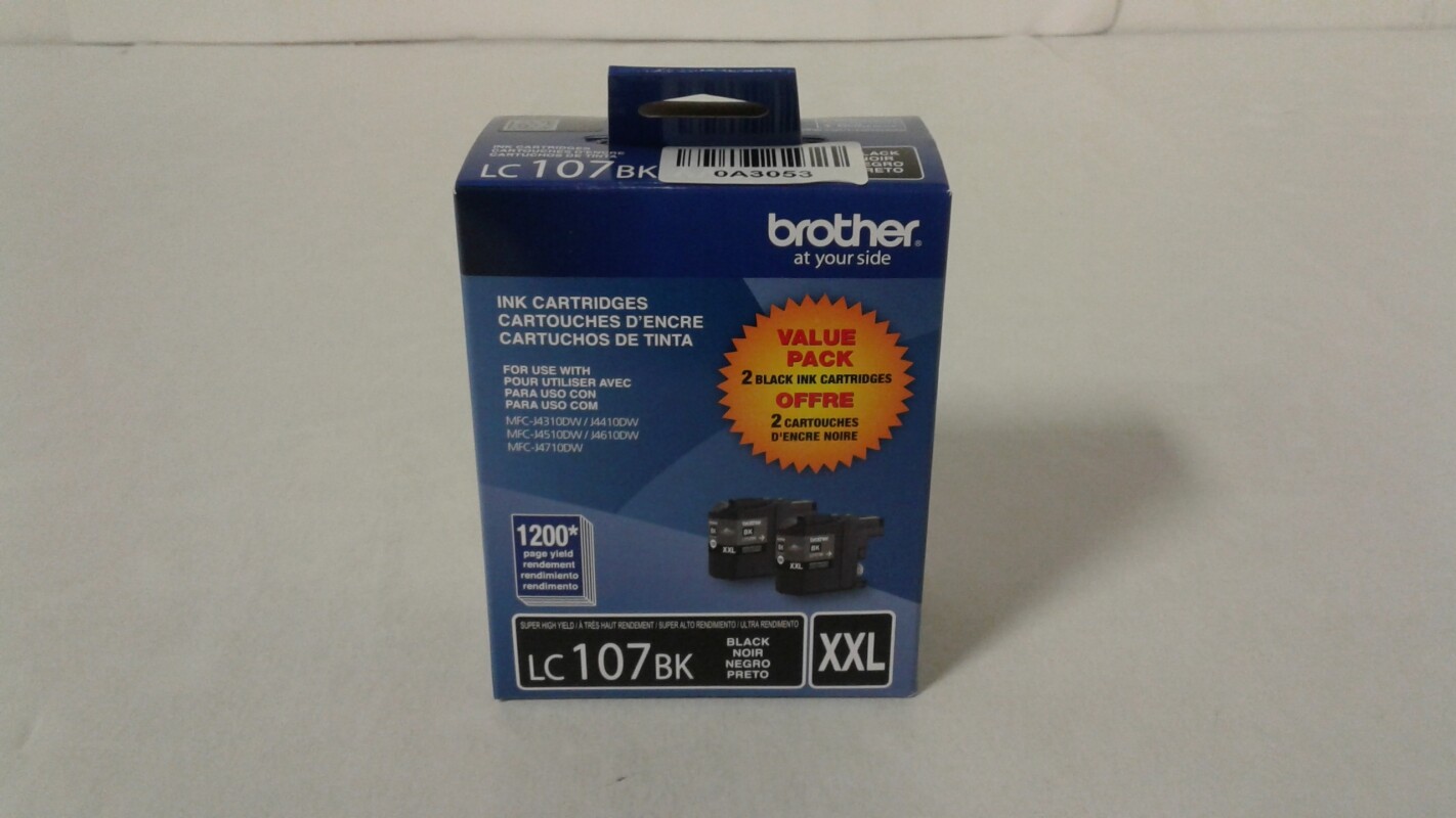 Brother LC-107 Ink Ctg LC-1072PKS, Black for Brother DCP-J4410DW | eBay