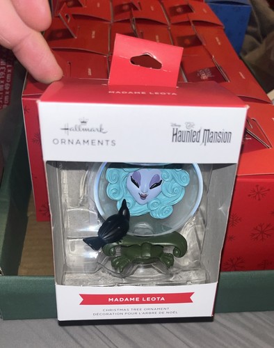 Disney Hallmark Ornaments Haunted Mansion Madame Leota Ornament Raven ...
