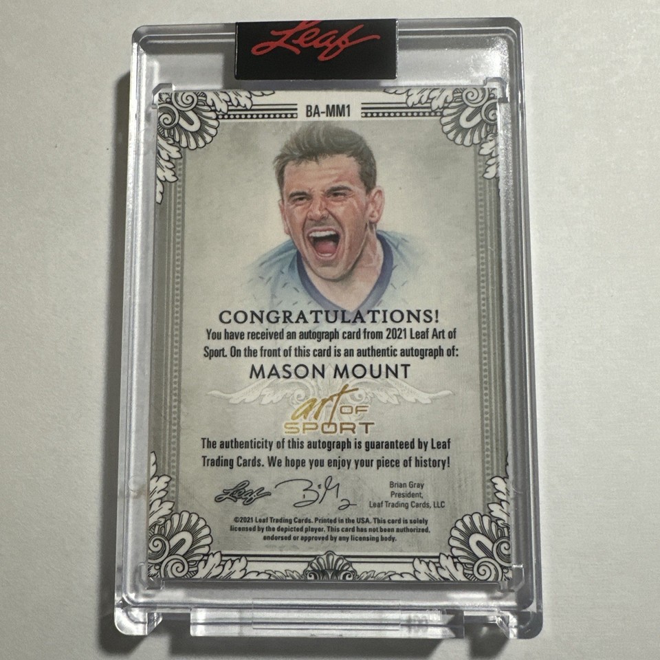 2021 Leaf Art of Sport Mason Mount Auto Autograph 4/6 | eBay