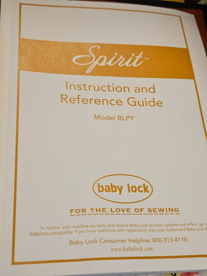 BABY LOCK SPIRIT EMBROIDERY MACHINE EXCELLENT CONDITION | eBay