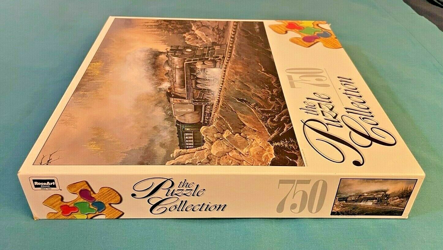 Puzzle - Seattle Bound | Train | 750pc | Blaylock Original | Rose Art ...