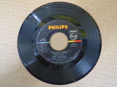 The 4 Seasons Bye, Bye Baby/Searching Wind Philips 45 RPM Vinyl Record ...