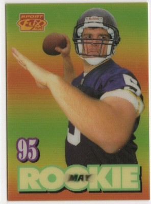 1995 Pinnacle Sportflix #137 Chad May Rookie Minnesota Vikings Card | eBay