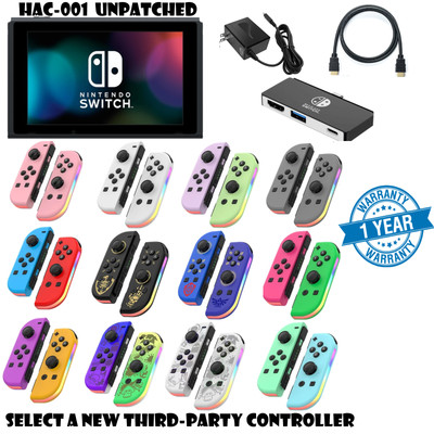 REFURBISHED Nintendo Switch UNPATCHED Console HAC-001 Choice Bundle ...