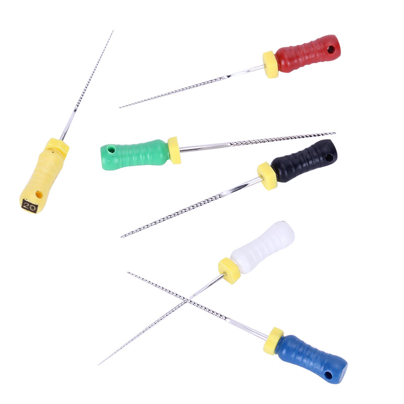 1 Box Dental K-File Root Canal Hand Use 25mm /21mm Endodontic Stainless ...