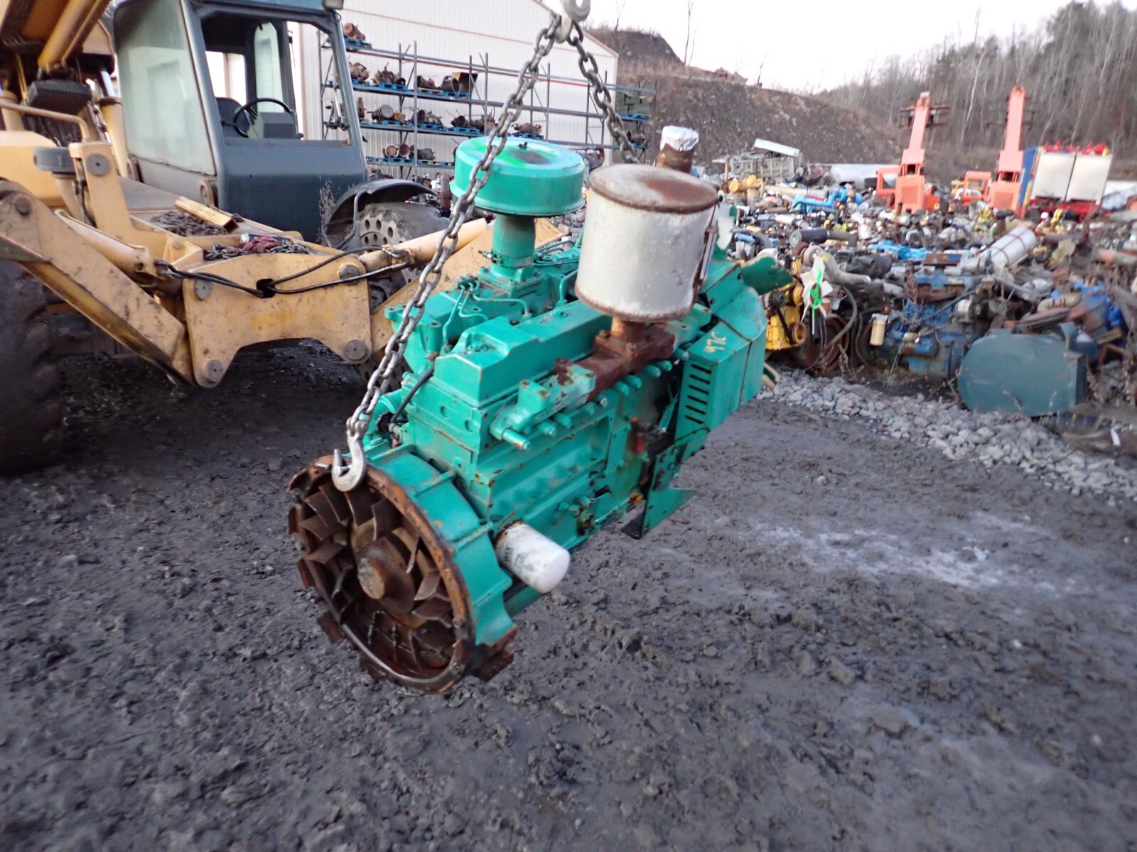 Komatsu 6D95L-1 Diesel Engine LOW HOURS! RUNS MINT! VIDEO! D38 D37 ...