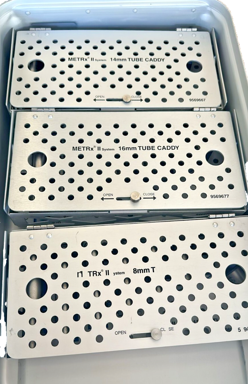 Complete sets: METRx II System 14, 16, 18mm W/ Caddy Microdisectomy ...